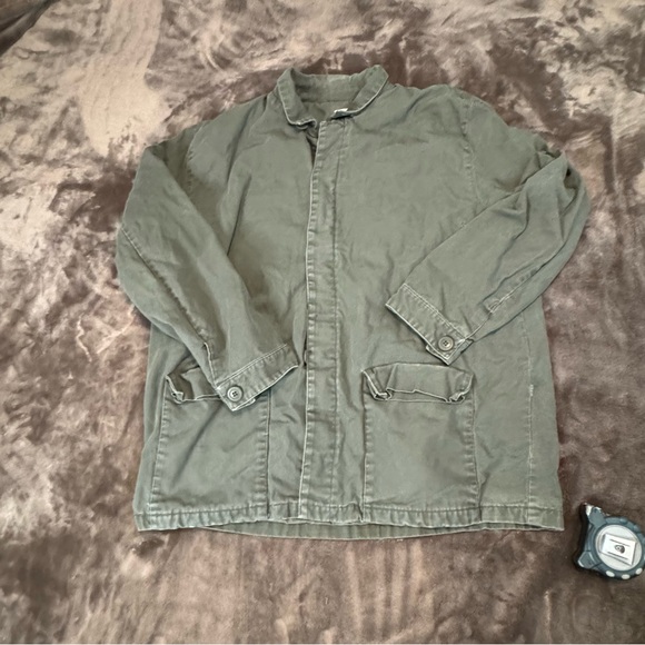 GAP | Jackets & Coats | Vintage Gap Military Jacket Sz Xl Oive Green ...